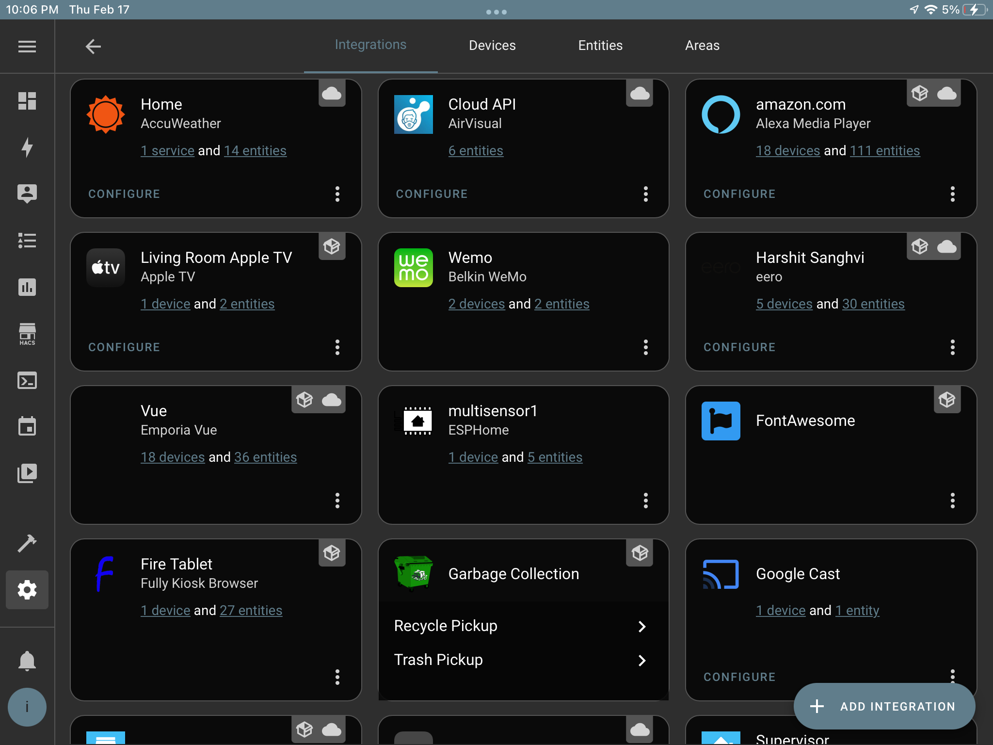 Home Assistant Dashboard - Family - Harshit's Blog